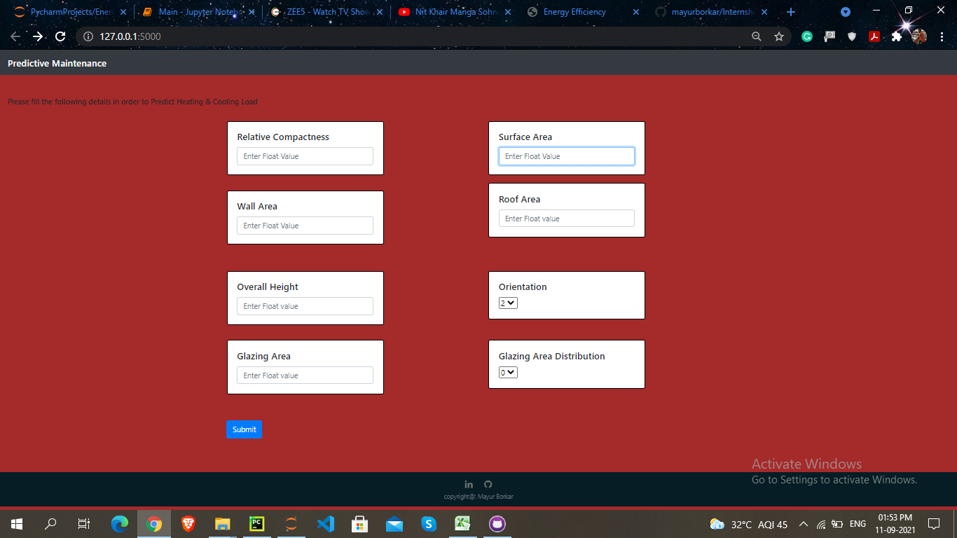GitHub - mayurborkar/Internship-Energy-Efficiency: This is an ...