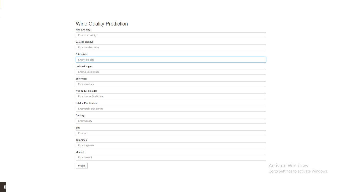GitHub - mayurborkar/Wine-Quality-Prediction: Now you can find, whether the wine is good or bad ...