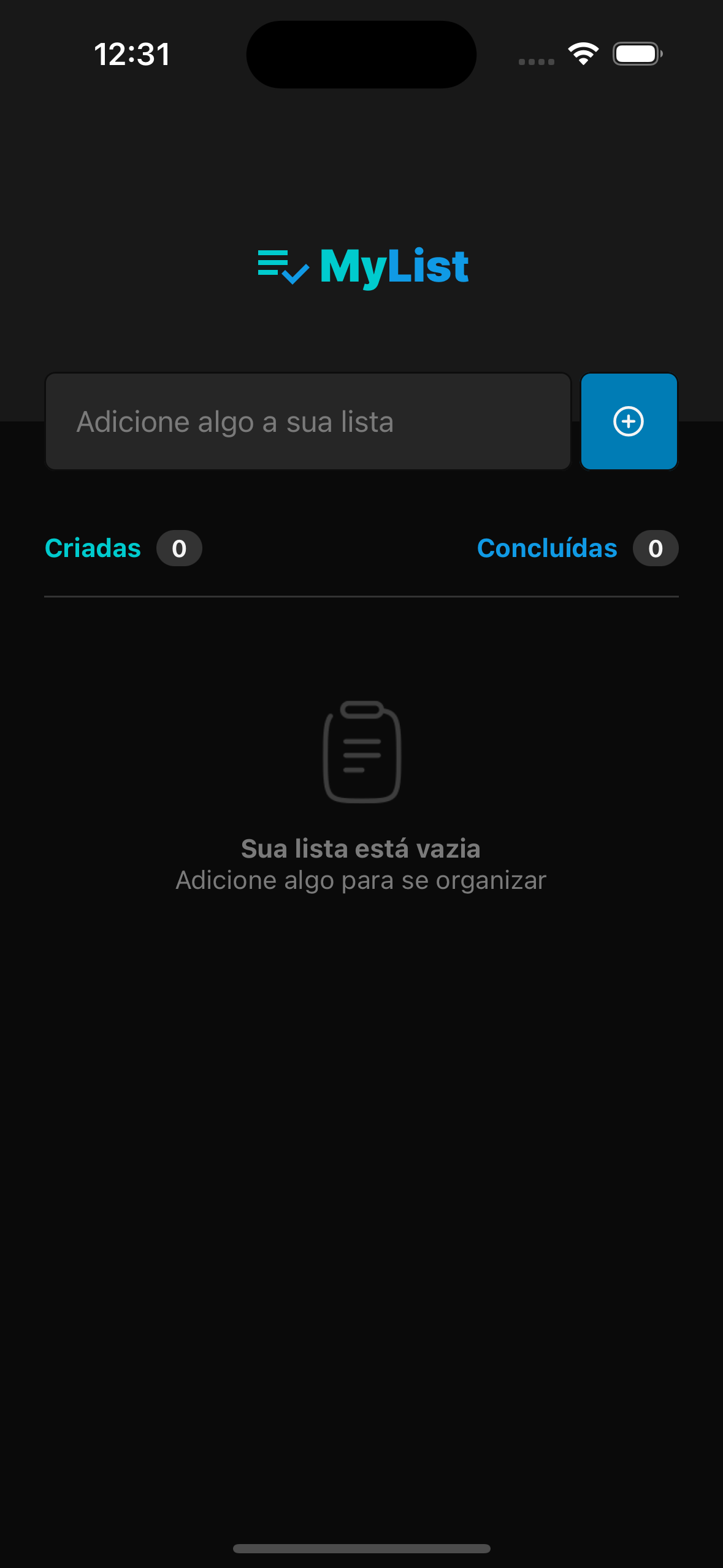GitHub - MarcosVel/myList: Aplicativo de registro tarefas - CRUD