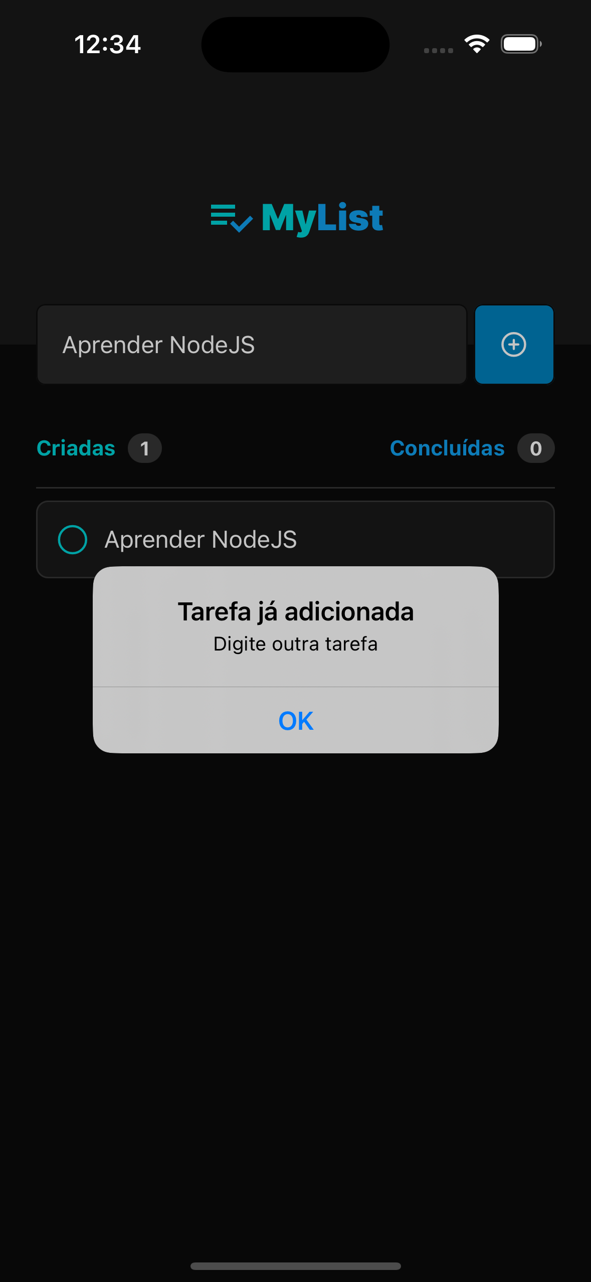 GitHub - MarcosVel/myList: Aplicativo de registro tarefas - CRUD