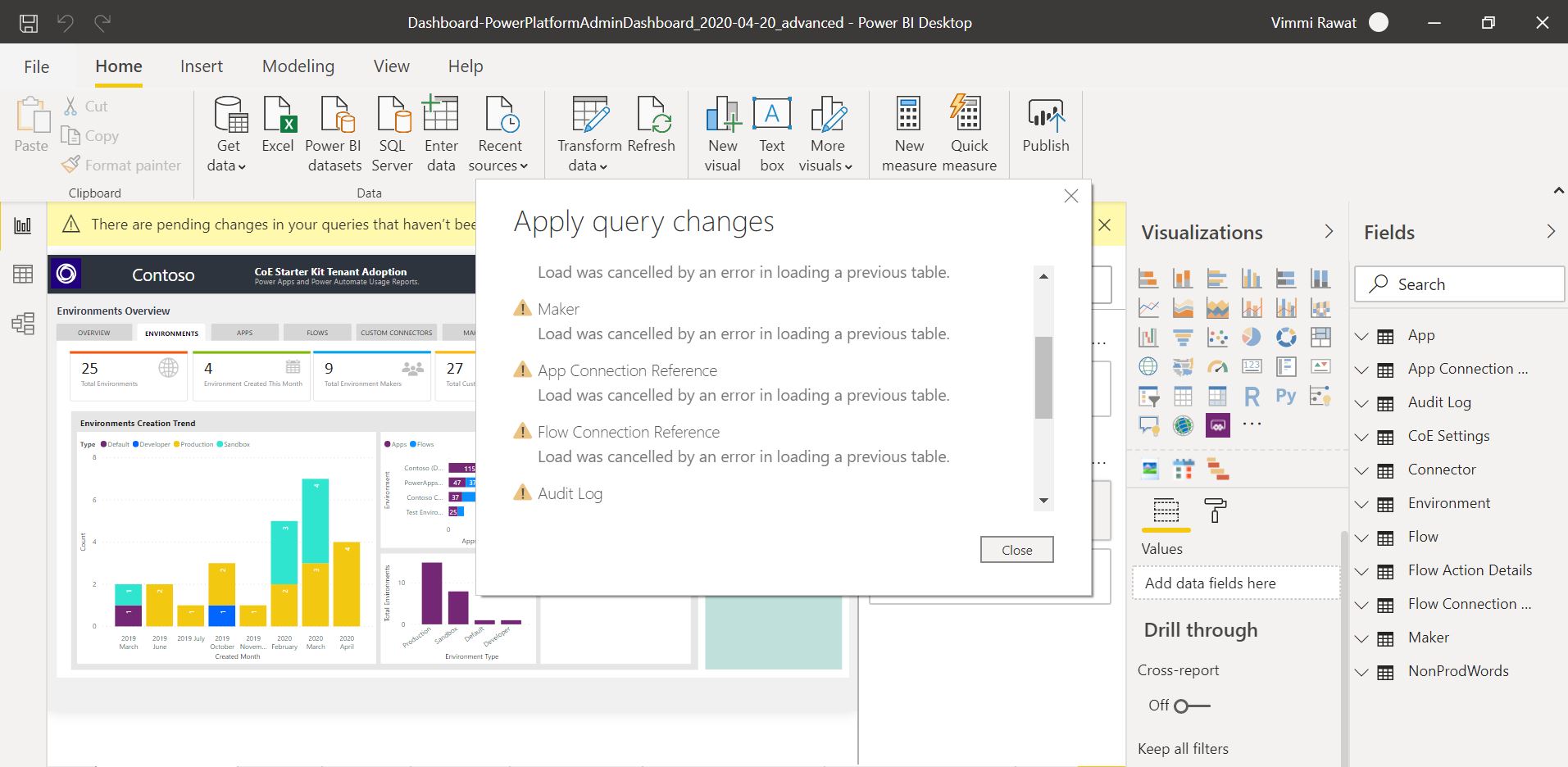 Dashboard-PowerPlatformAdminDashboard · Issue #245 · microsoft/powerapps-tools · GitHub