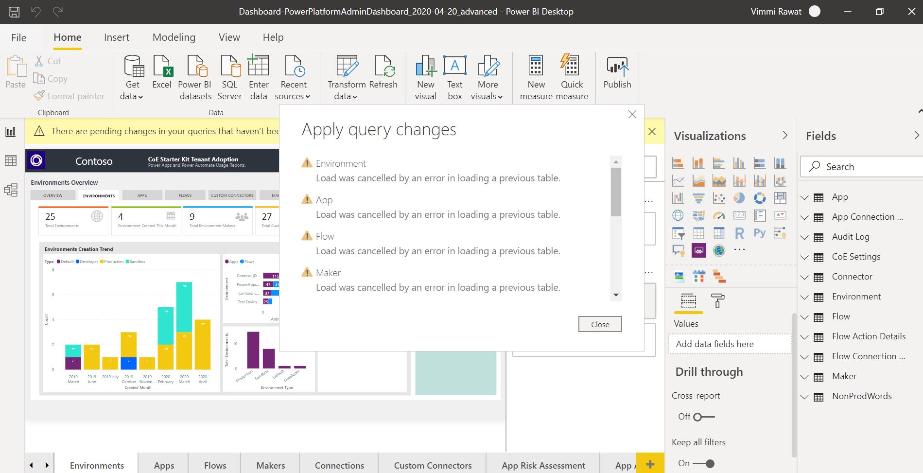 Dashboard-PowerPlatformAdminDashboard · Issue #245 · microsoft/powerapps-tools · GitHub