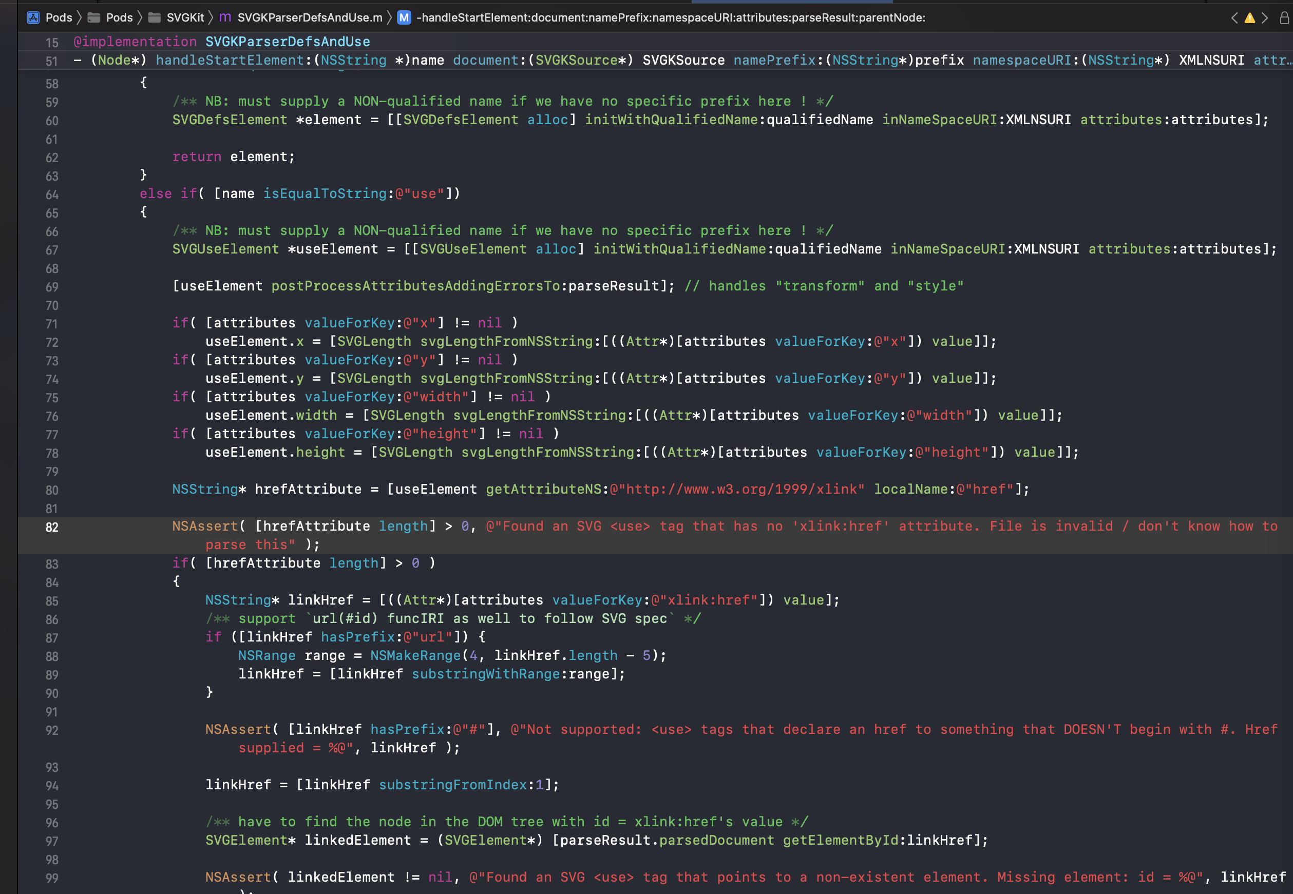 NSAssert crashing the application · Issue #654 · SVGKit/SVGKit · GitHub