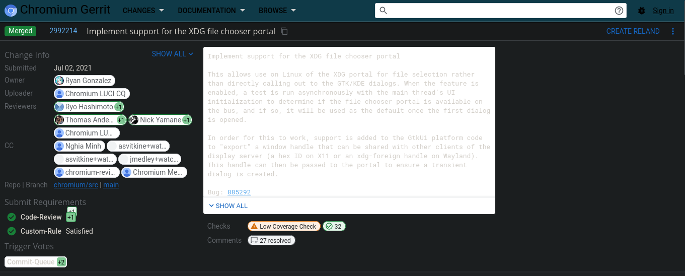 [Broken Website] chromium-review.googlesource.com · Issue #8850 · darkreader/darkreader · GitHub