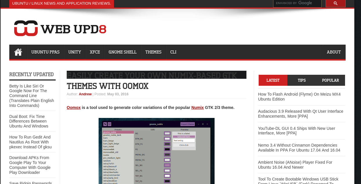 [Broken Website] www.webupd8.org · Issue #9344 · darkreader/darkreader ...