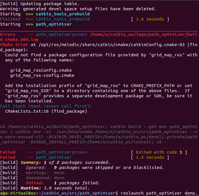 Errors during build and installation process · Issue #15 · LiJiangnanBit/path_optimizer · GitHub