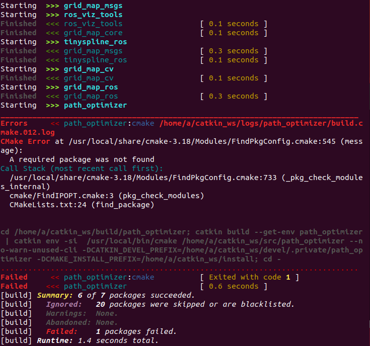 Errors during build and installation process · Issue #15 · LiJiangnanBit/path_optimizer · GitHub