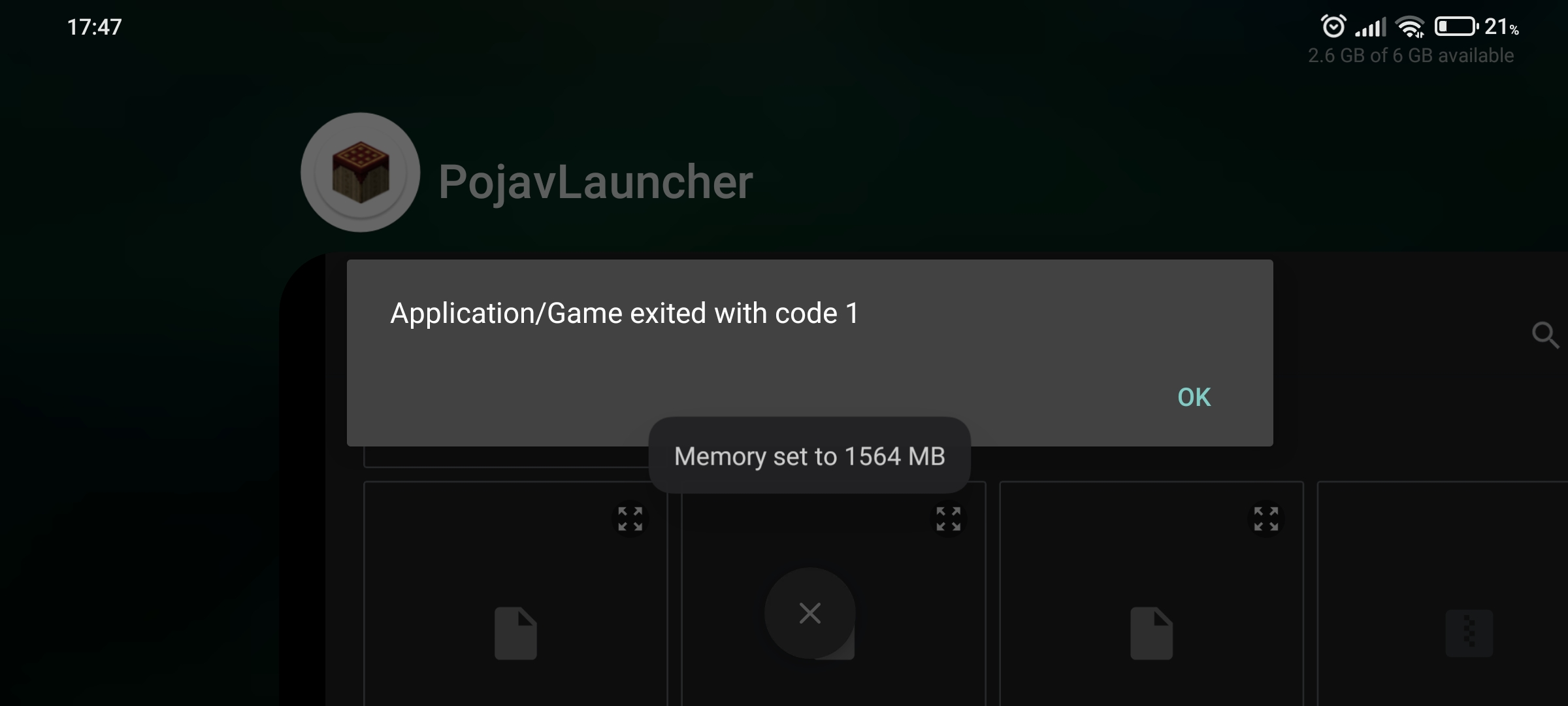[BUG] Game crashes with error code -1 when opening 1.18 · Issue #2412 · PojavLauncherTeam ...