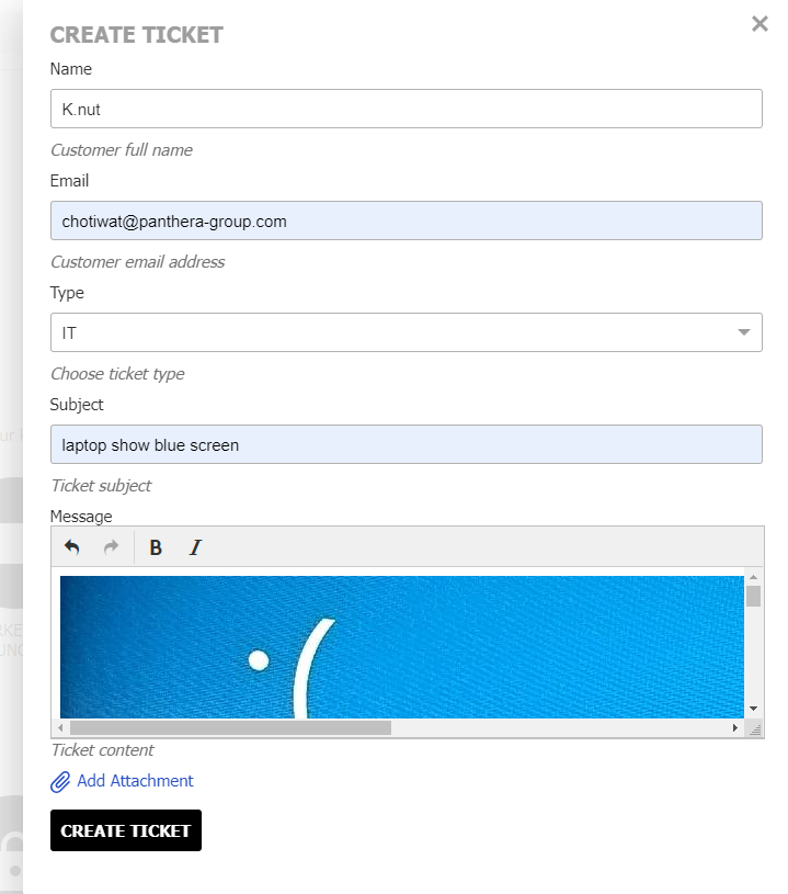 Can T Insert Picuture In Ticket · Issue 700 · Uvdesk Core Framework · Github