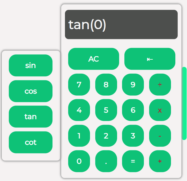 GitHub - imranspahic/CalculatorWebApp: Calculator web app with basic and trigonometric functions ...