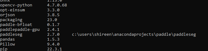ModuleNotFoundError: No module named 'paddle' · Issue #2957 · PaddlePaddle/PaddleSeg · GitHub