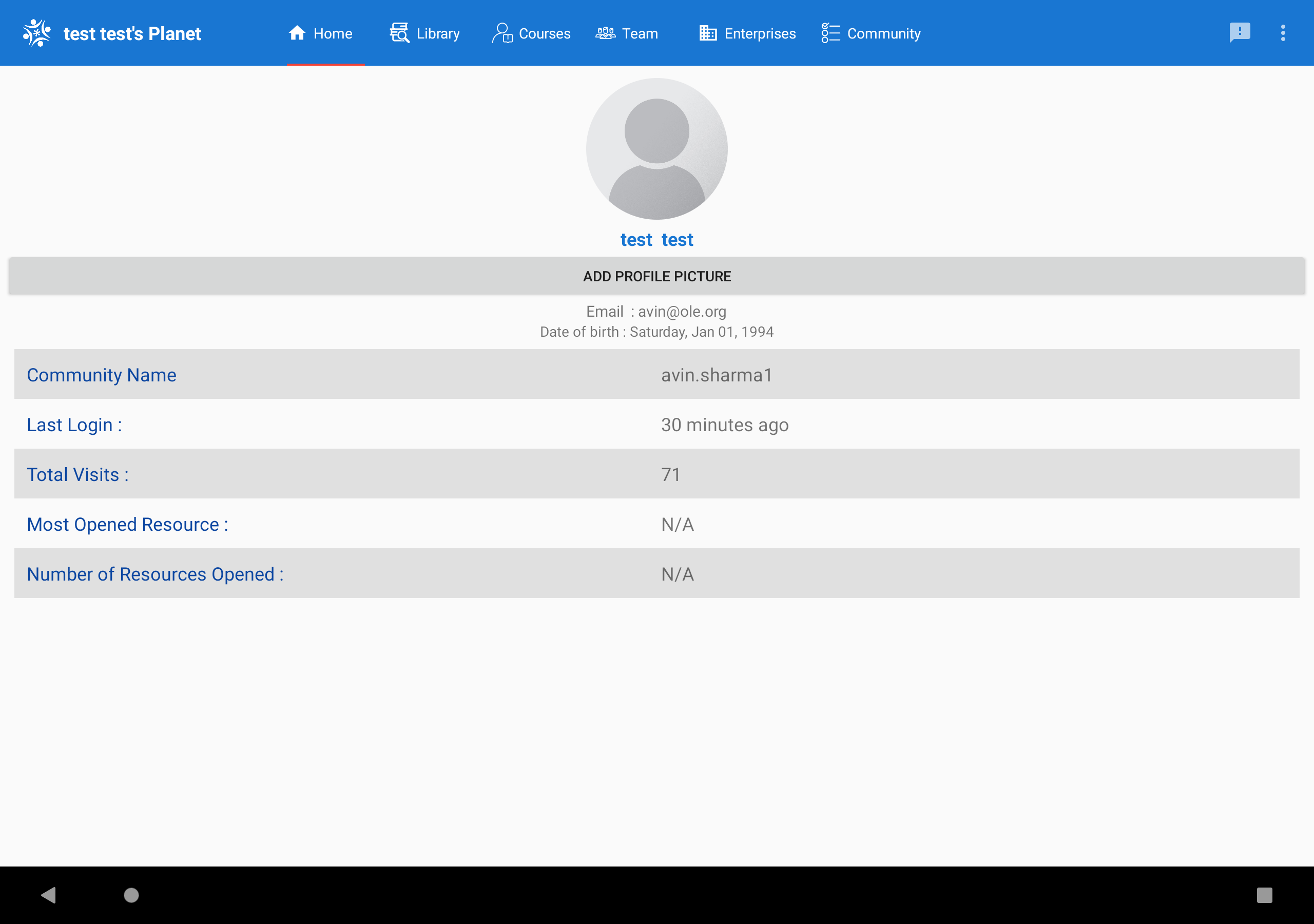 Add a button to update profile on the user profile · Issue #1966 · open ...