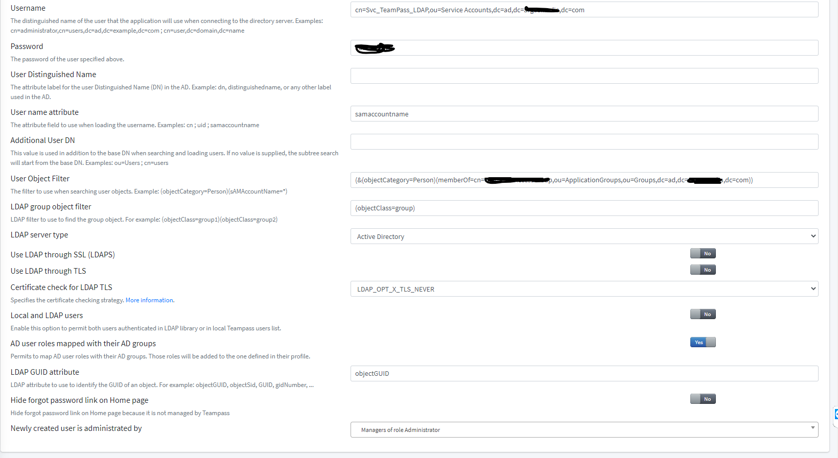 Help - AD group to Role Mapping · Issue #3578 · nilsteampassnet/TeamPass · GitHub