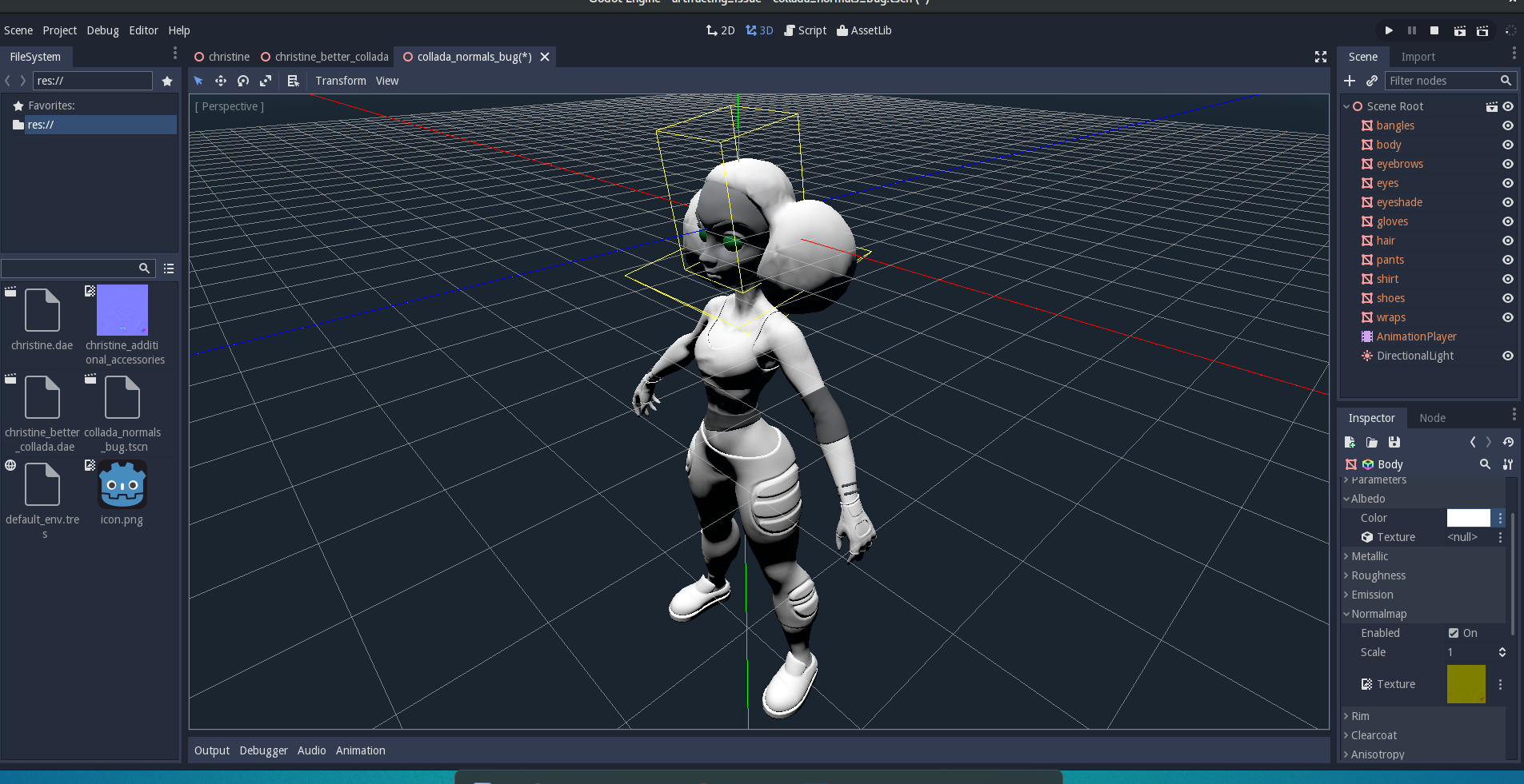 Normals artifacting issue on collada exported models · Issue #9939 · godotengine/godot · GitHub