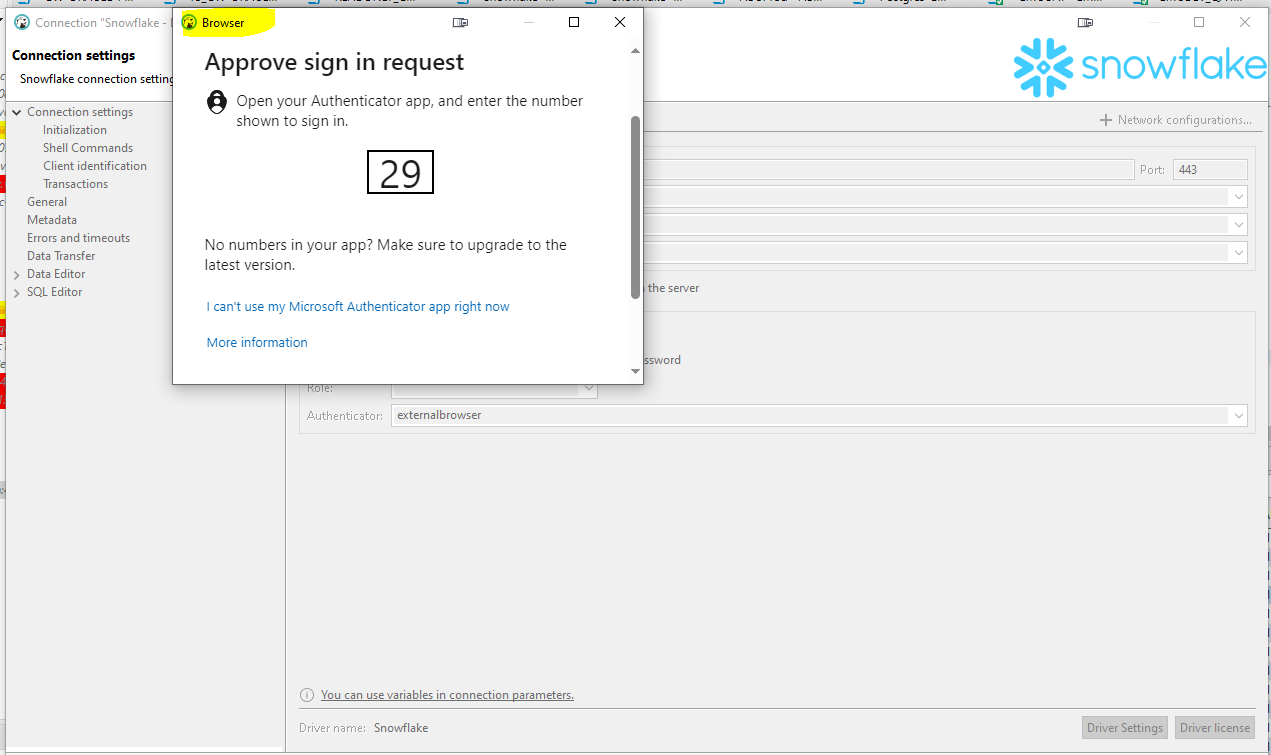 Dbeaver - Snowflake authentication not opening in default web browser (chrome) · Issue #21546 ...