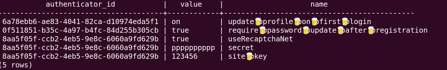 Weird Characters When Saving Authenticators Config · Issue 17954 · Keycloak Keycloak · Github