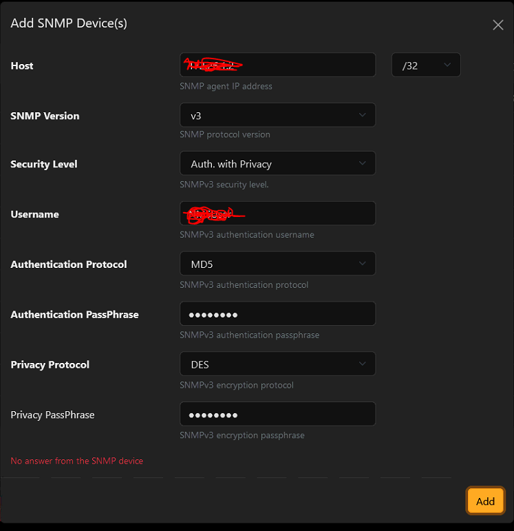 ntopng SNMPv3 monitoring of Extreme Switch · Issue #7331 · ntop/ntopng · GitHub