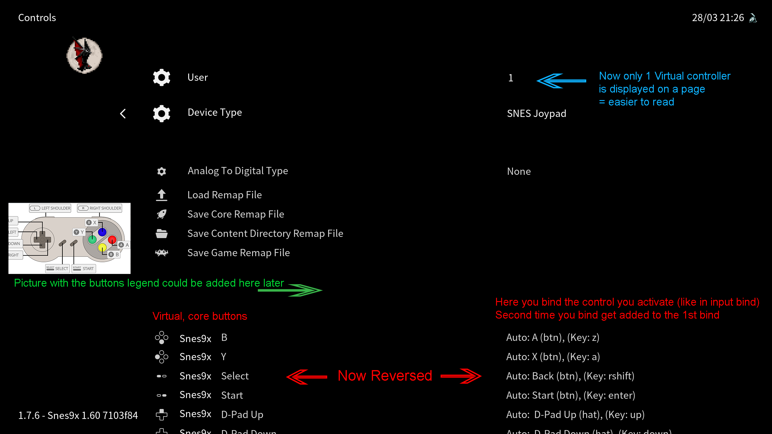 [Menu] Remap Menu Suggestion, easier to use · Issue #8534 · libretro/RetroArch · GitHub