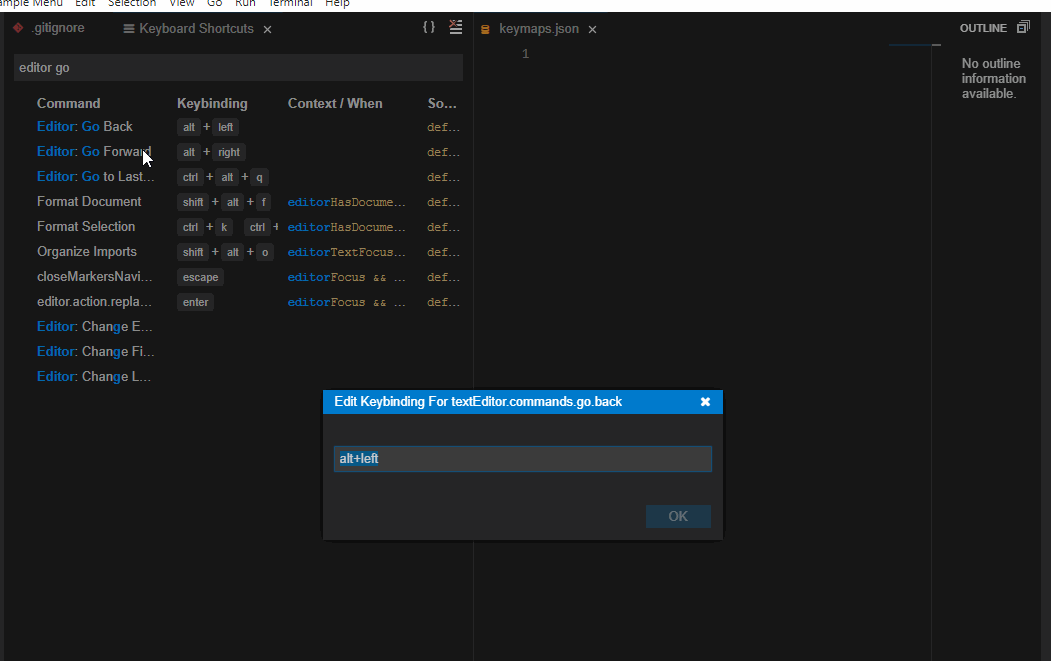 Consecutive keybindings for same command do not properly overwrite to JSON file · Issue #9094 ...