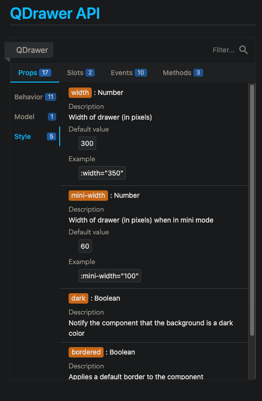 QDrawer Width · quasarframework quasar · Discussion #15148 · GitHub