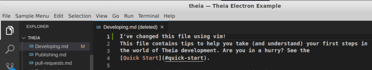 Modified Files Marked as Deleted · Issue #9889 · eclipse-theia/theia · GitHub