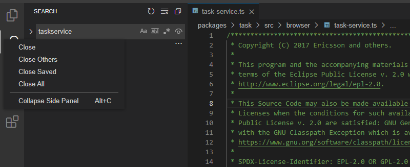 Issue in the new context menu in Theia 1.21 · Issue #10568 · eclipse ...