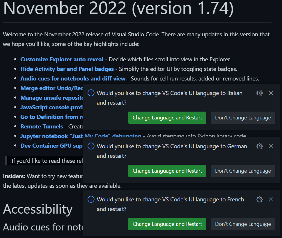 Better handling of multiple installed language packs · Issue #168478 ...