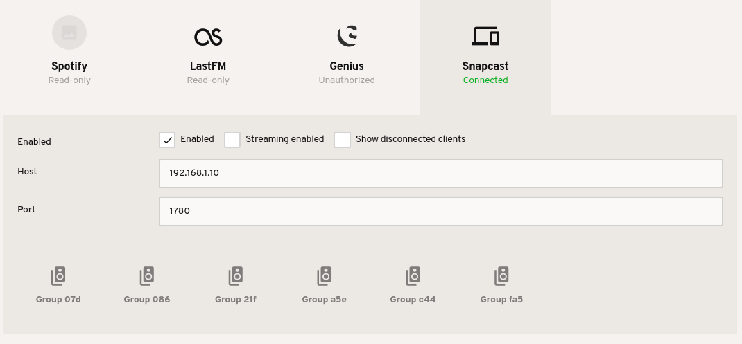 Snapcast with mopidy, audio not going through clients · Issue #784 · badaix/snapcast · GitHub