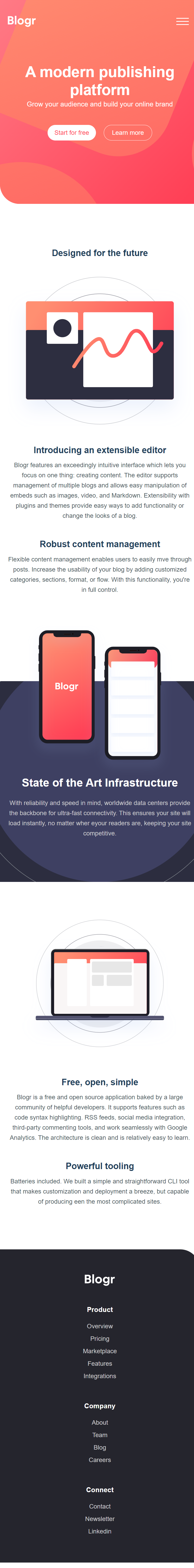 GitHub - Edmiro-Cacoma/blogr-website