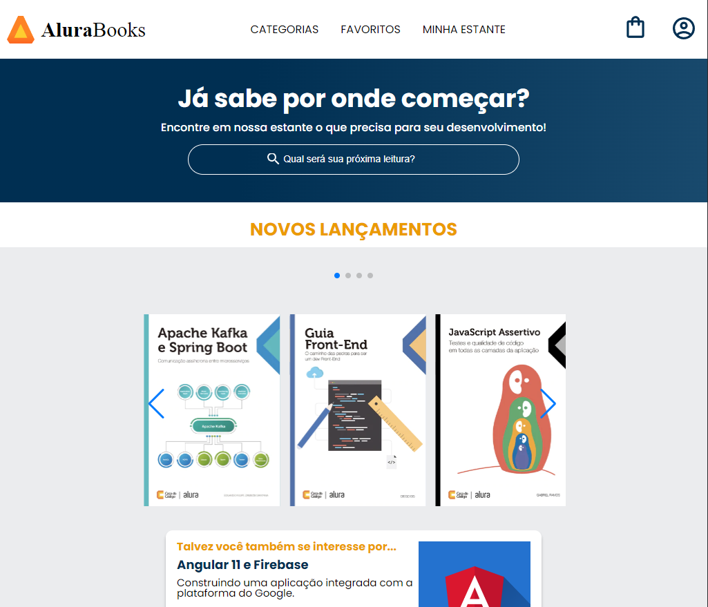 GitHub - sossego922/AluraBook: Projeto feito durante curso de responsividade da alura