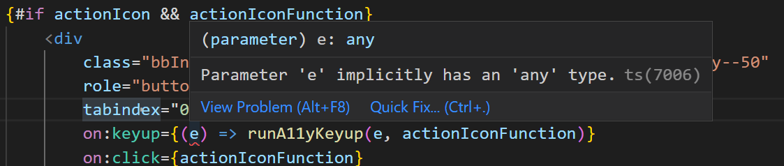 Type Guards In Templating Using Typescript With Strict Enabled · Issue