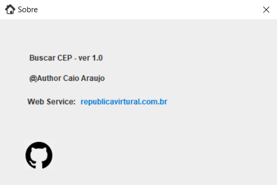 GitHub - CaioGunz/BuscadorDeCep: Este projeto foi criado para ser um buscador de CEP (apenas CEP ...