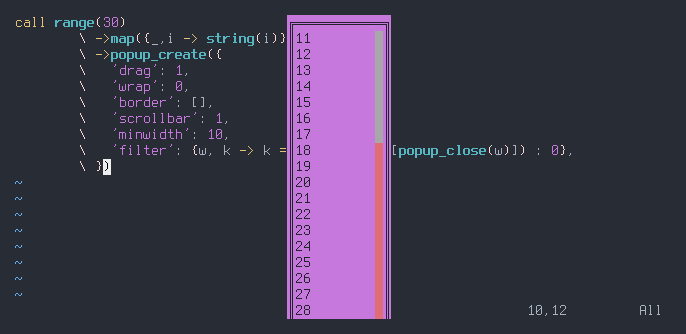 Popup window not always drawn correctly, and redrawing issues · Issue #10061 · vim/vim · GitHub