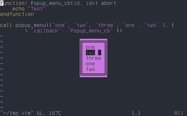 Cursorline In Popupmenu Is Not Drawn Correctly · Issue 4702 · Vim