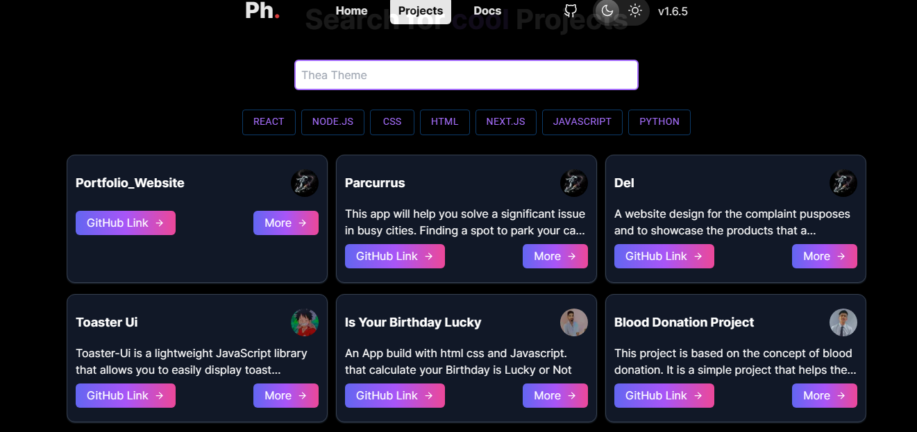 Bug: Fix multiple errors · Issue #1131 · priyankarpal/ProjectsHut · GitHub