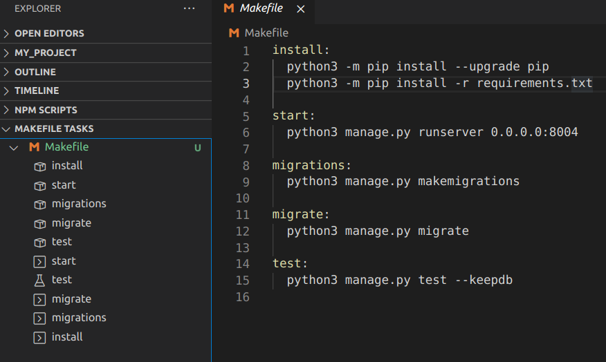 Tasks Are Not Ordered As It Is Listed In Makefile · Issue 1 · Carlos Algms Vscode Make Task