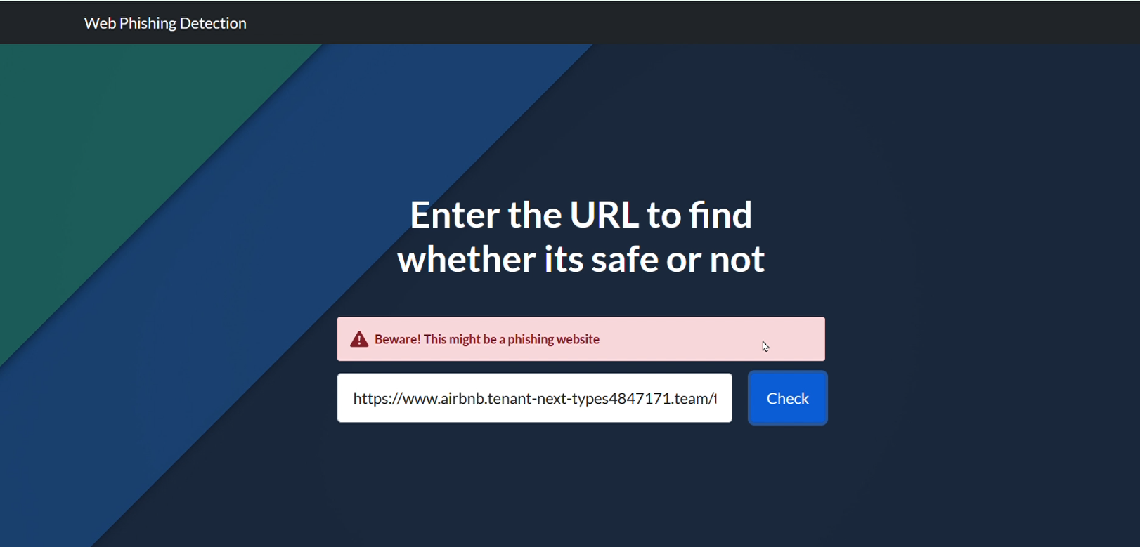 GitHub - Sanjeev-Karthick/IBM-Web-Phisihing-Detection: Web Phishing ...