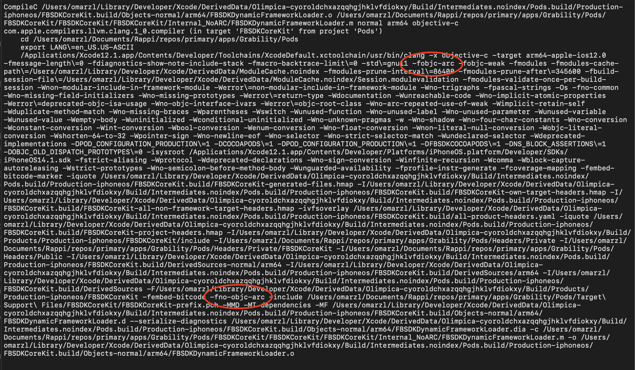 Non-ARC code in FBSDKCoreKit is actually ARC code · Issue #1645 · facebook/facebook-ios-sdk · GitHub