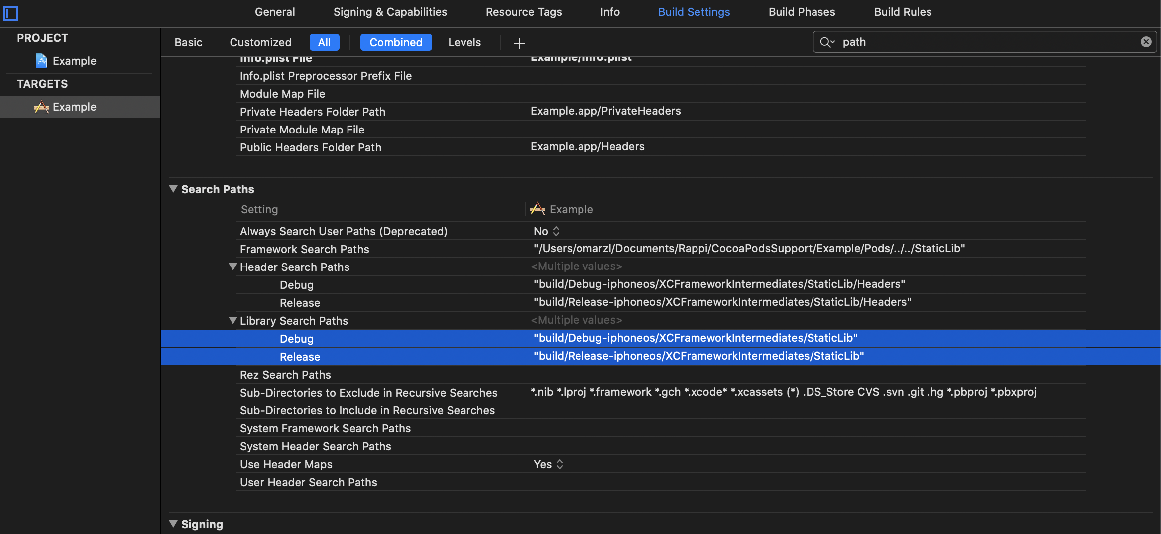 1.10.0.beta.2 - XCFrameworks + static libs error · Issue #10058 · CocoaPods/CocoaPods · GitHub