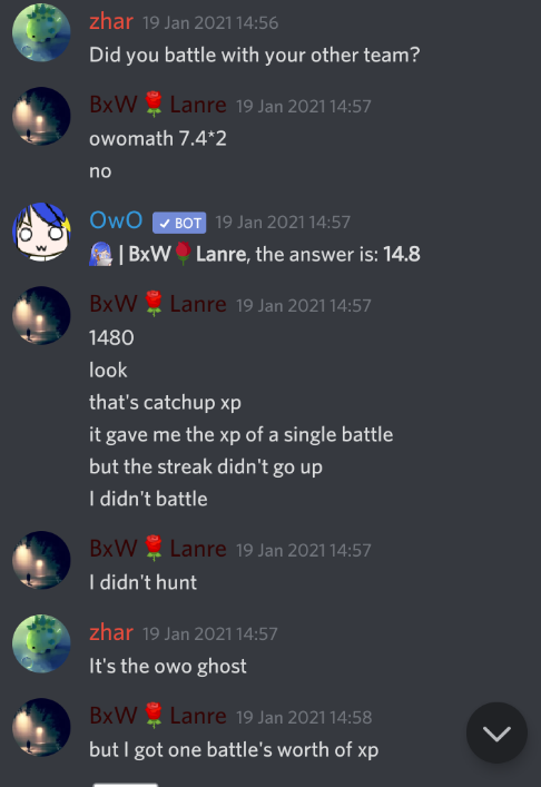 Pets gaining a battle's worth of xp upon friendly battle · Issue #146 · ChristopherBThai/Discord ...