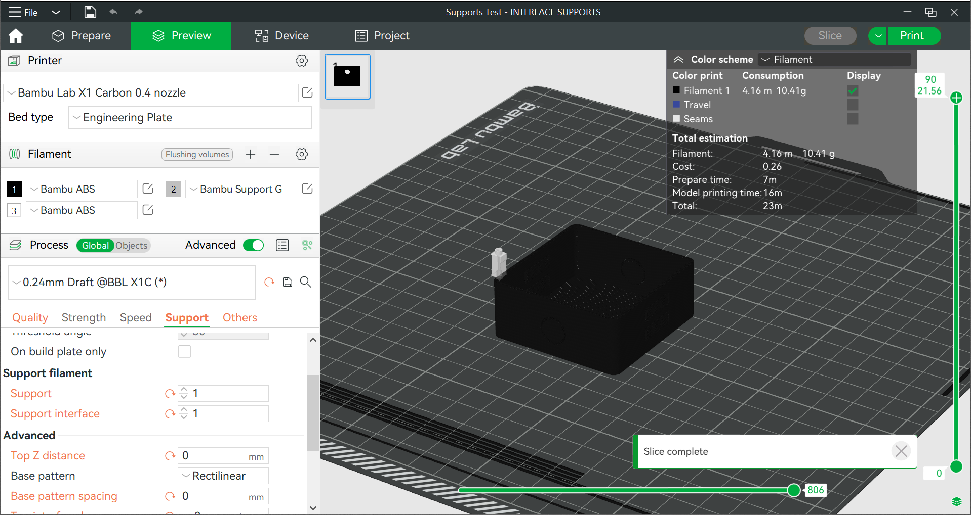 Flushed filament estimate inaccurate if flushing volume set to zero · Issue #460 · bambulab ...