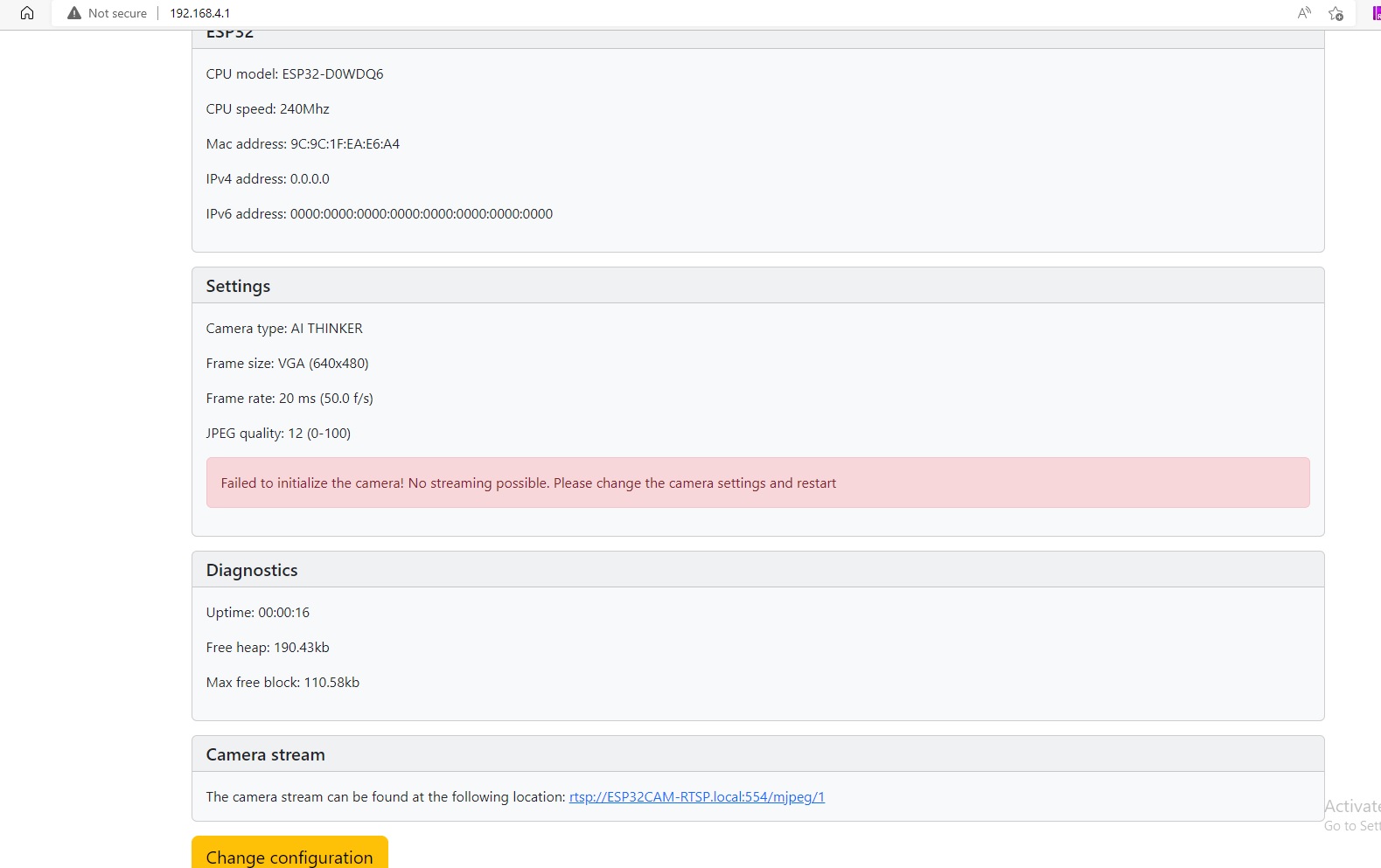 Failing to initialize.... #2 · Issue #5 · rzeldent/esp32cam-rtsp · GitHub