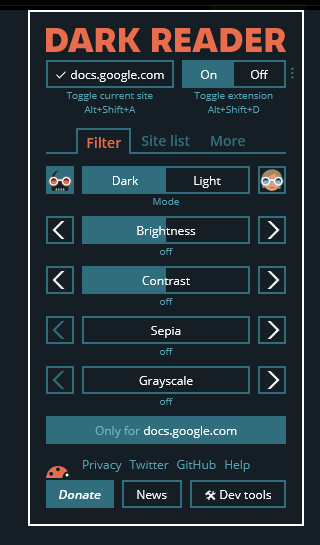[Broken Website] Google Sheets Colors · Issue #8376 · darkreader/darkreader · GitHub