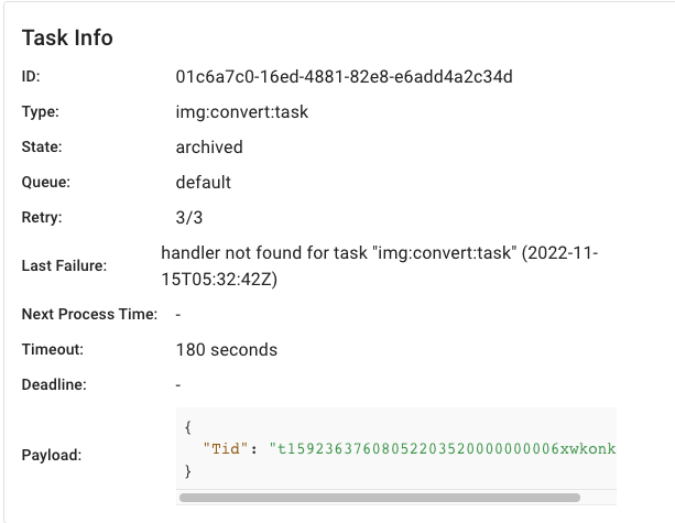 handler not found for task · Issue #573 · hibiken/asynq · GitHub