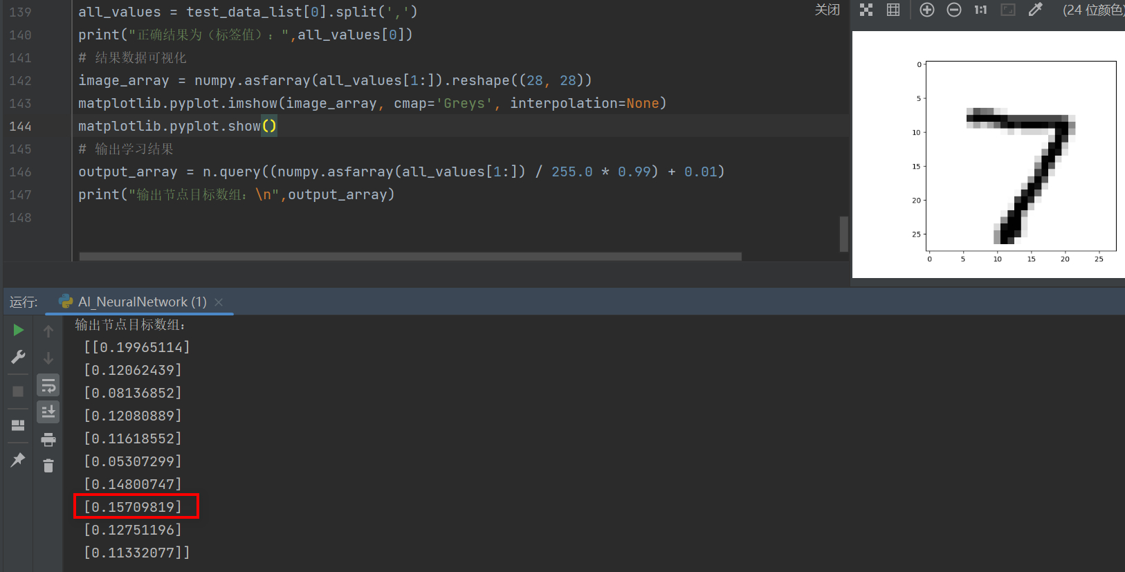 The output node data appears to be incorrect. · Issue #87 · makeyourownneuralnetwork ...