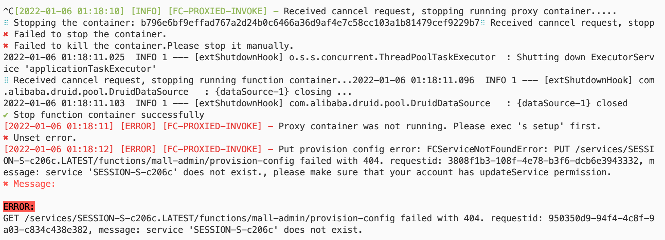 s proxied 终止后错误信息优化 · Issue #576 · devsapp/fc · GitHub
