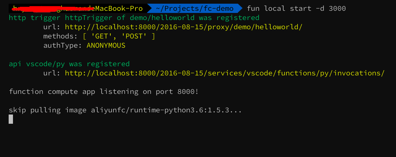 http trigger 调试 hang · Issue #7 · alibaba/serverless-vscode · GitHub