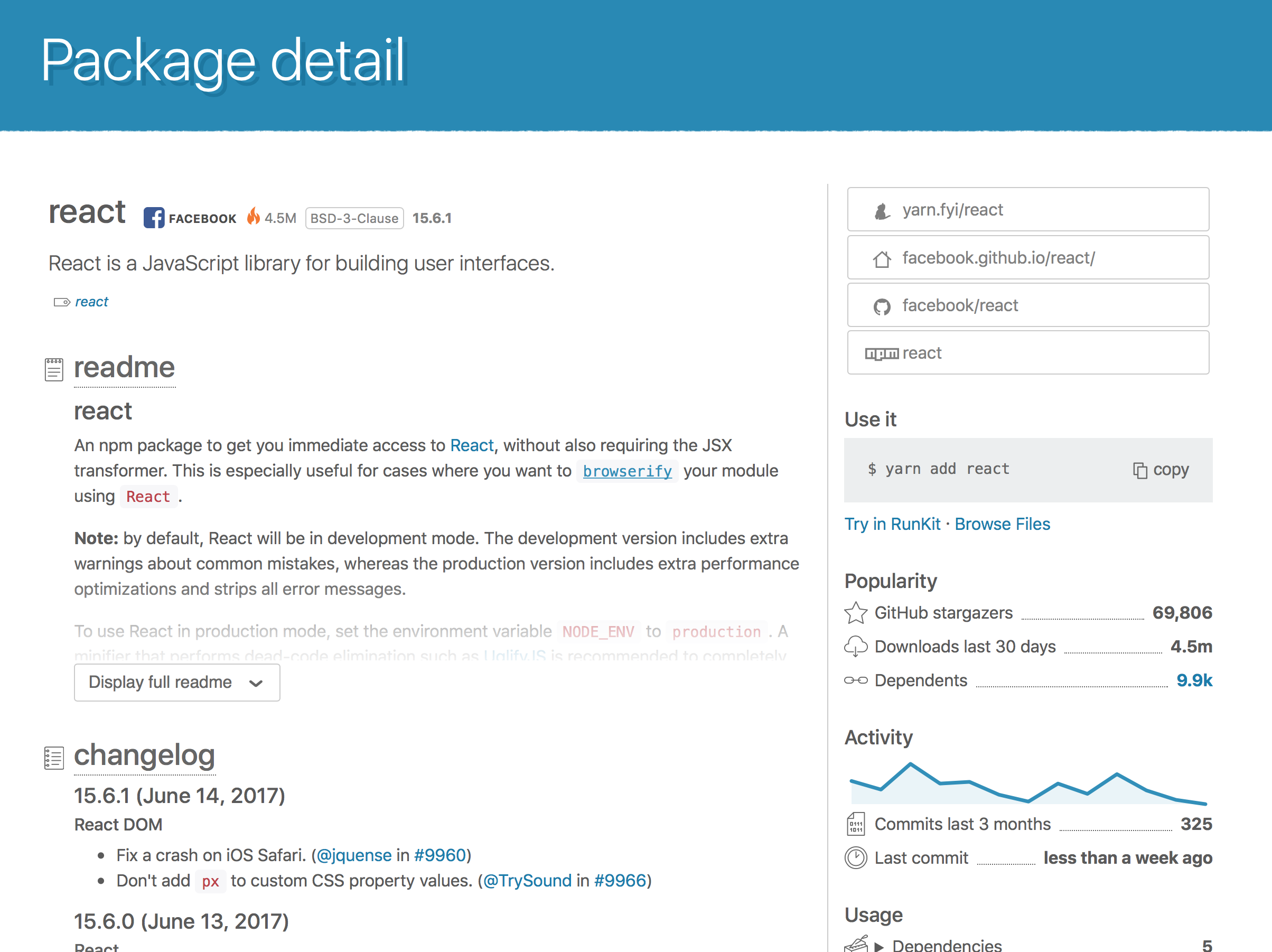 Add short permalink to package info page · Issue #549 · yarnpkg/website · GitHub