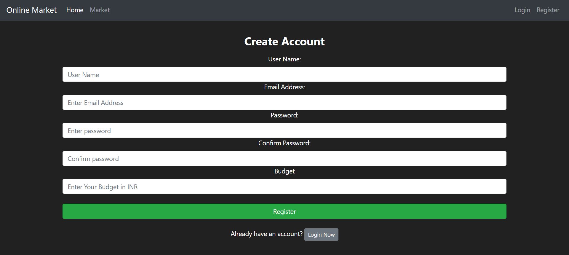 GitHub - Naman471/flask-online-market