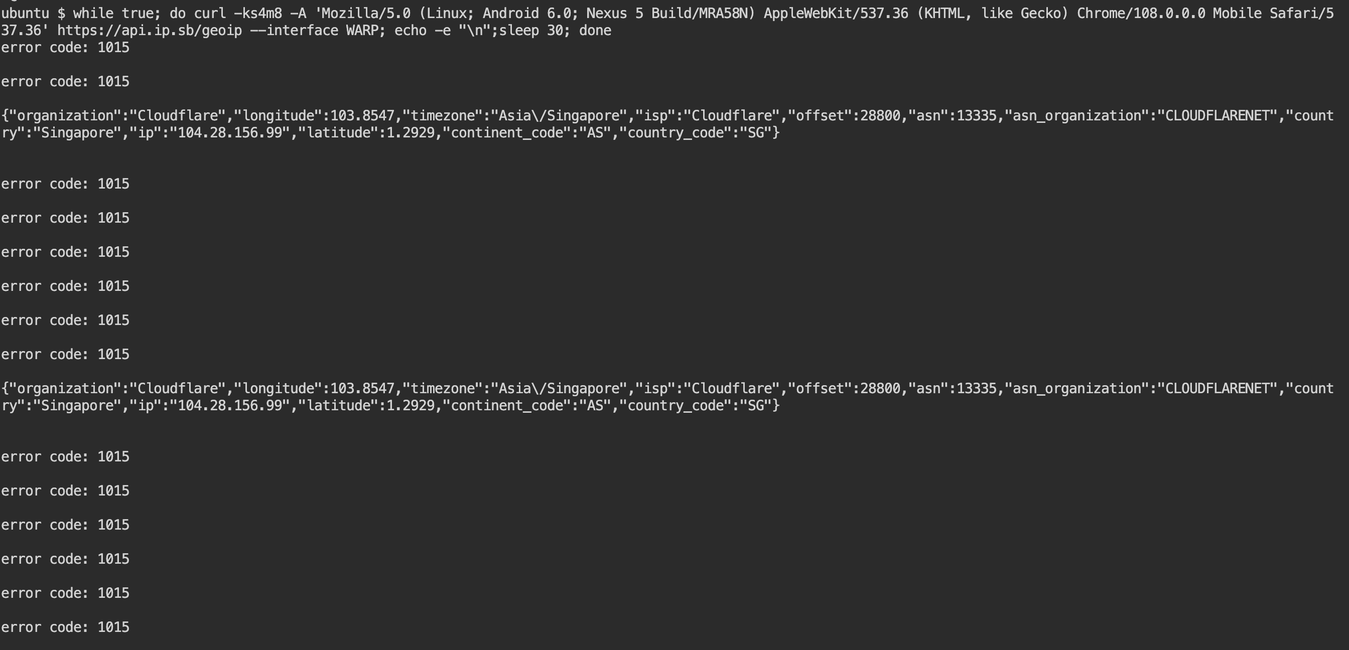 [help wanted 求助]: warp-go ipv6 非全局 · Issue #255 · fscarmen/warp · GitHub